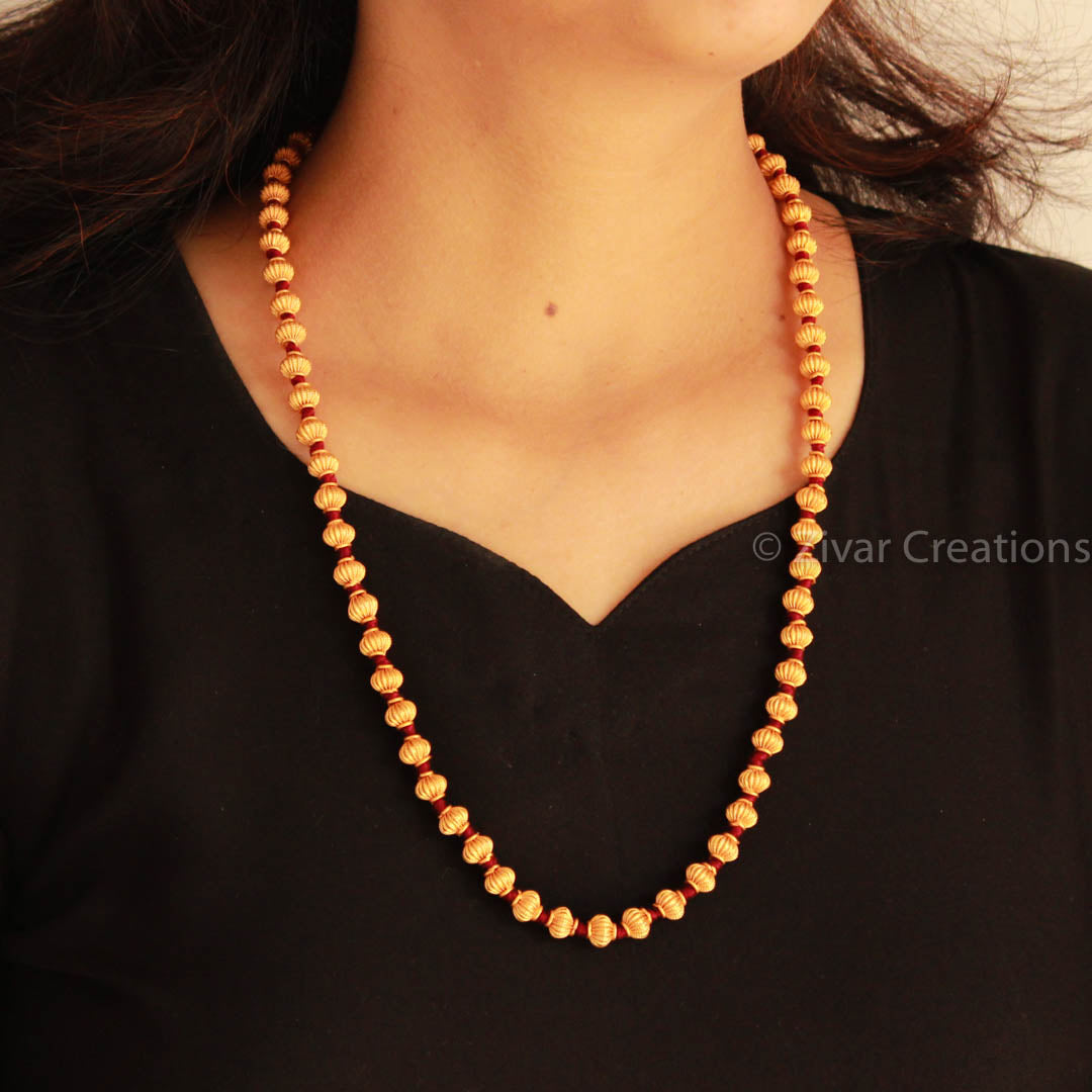 Single Line Jomale Coorg Wedding Jewelry Necklace – Zivar Creations